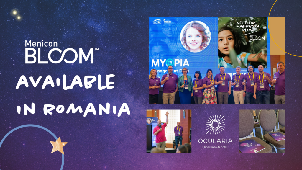 Ocularia Presents Menicon Bloom™ at Myopia Management Days in Bucharest | Menicon Bloom Spain
